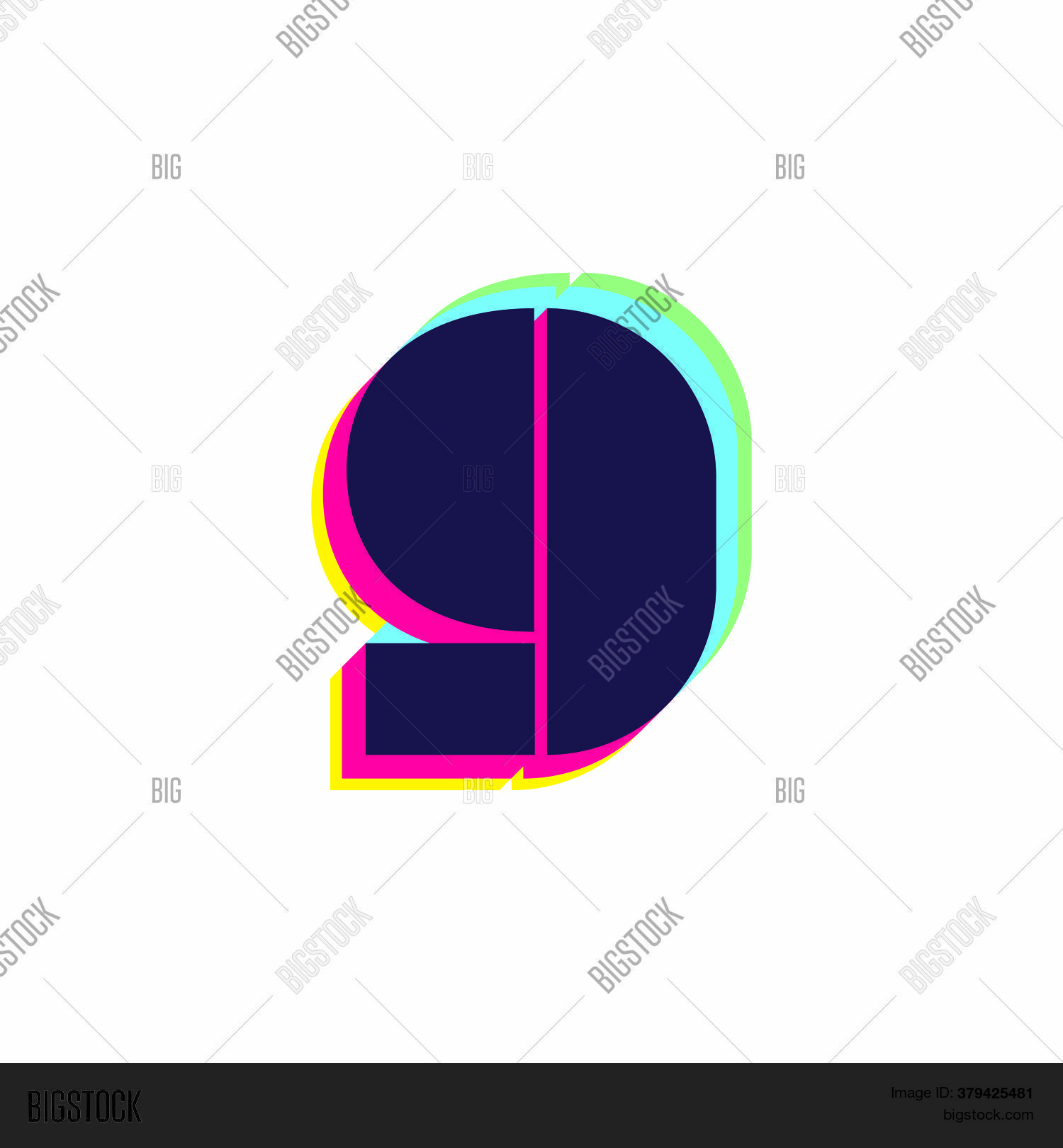 Number Nine Logo Vector & Photo (Free Trial) | Bigstock