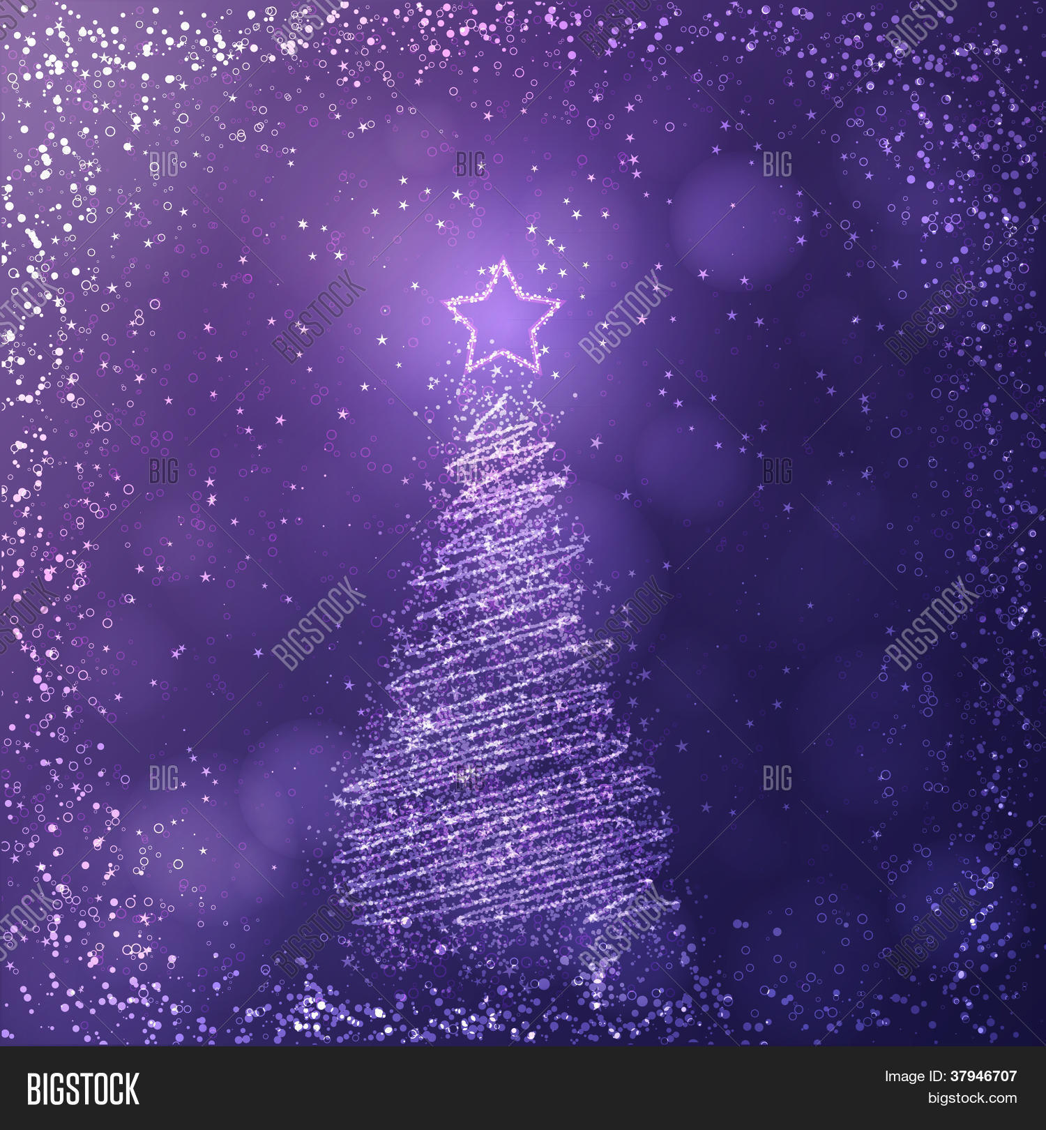 Lilac Christmas Vector & Photo (Free Trial) | Bigstock