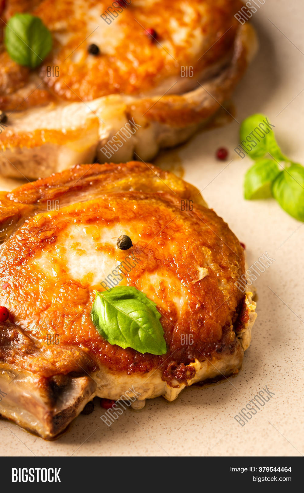 Fried Pork Entrecote Image & Photo (Free Trial) | Bigstock