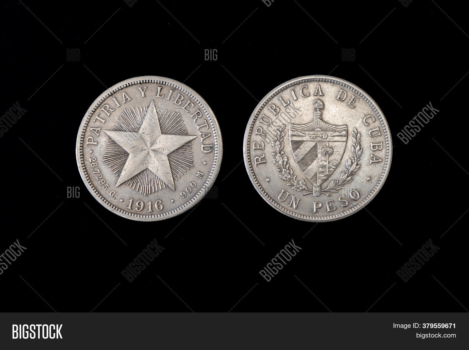 Cuba Cuban Silver Coin Image & Photo (Free Trial) | Bigstock