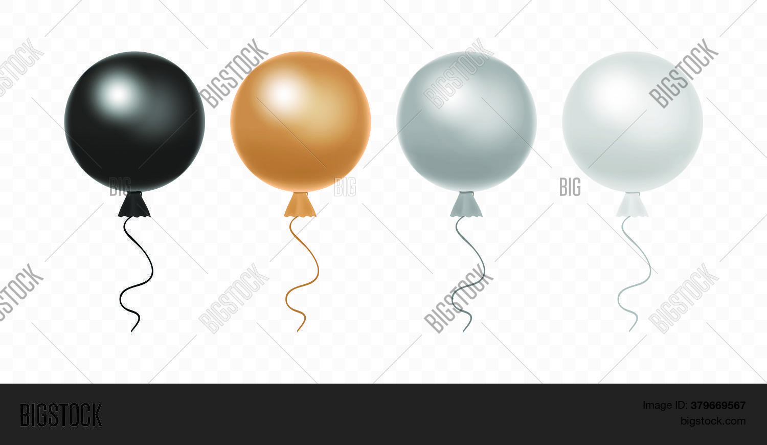 Set Round Balloons. Vector & Photo (Free Trial) | Bigstock