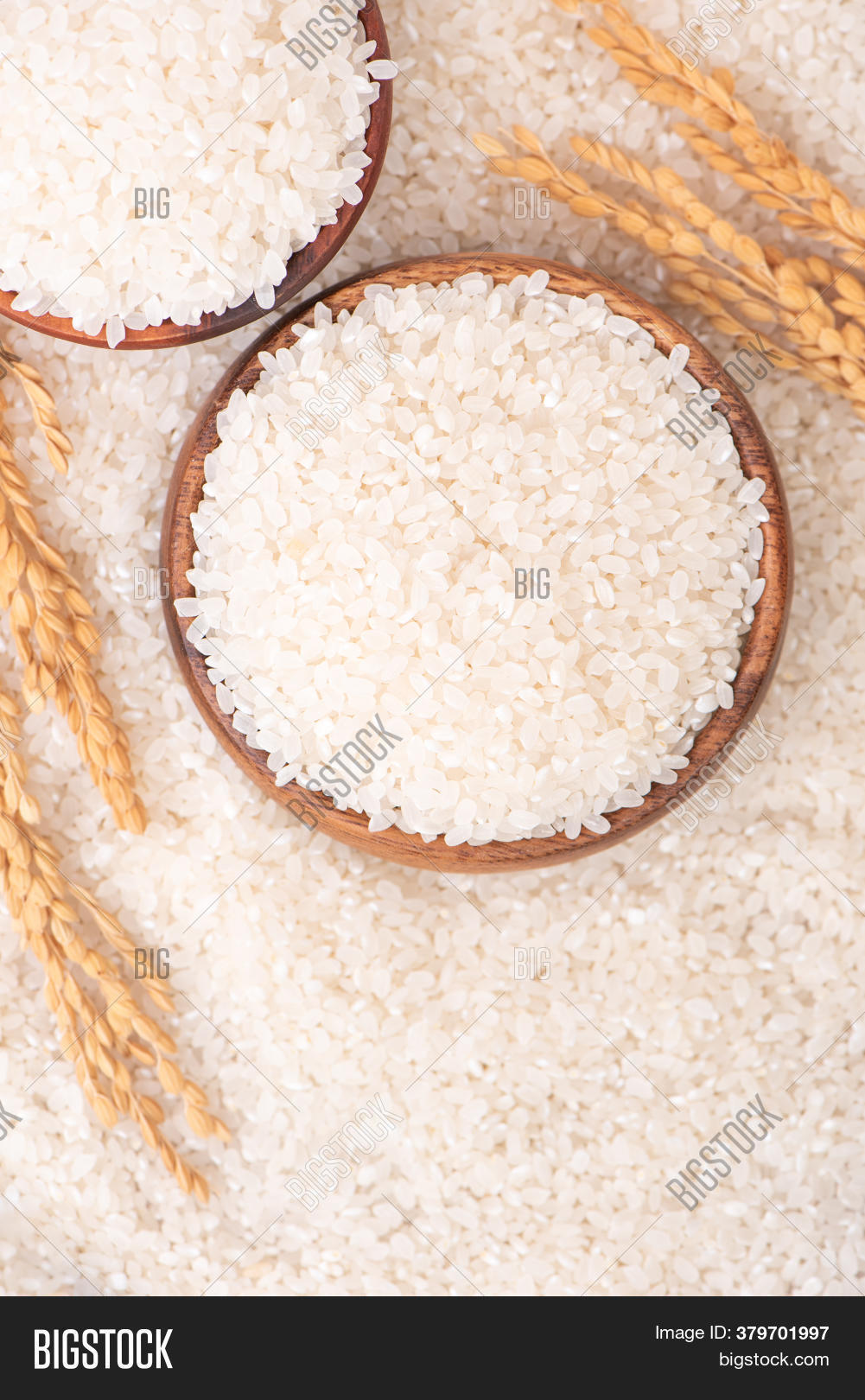 Raw Rice Bowl Full Image & Photo (Free Trial) | Bigstock
