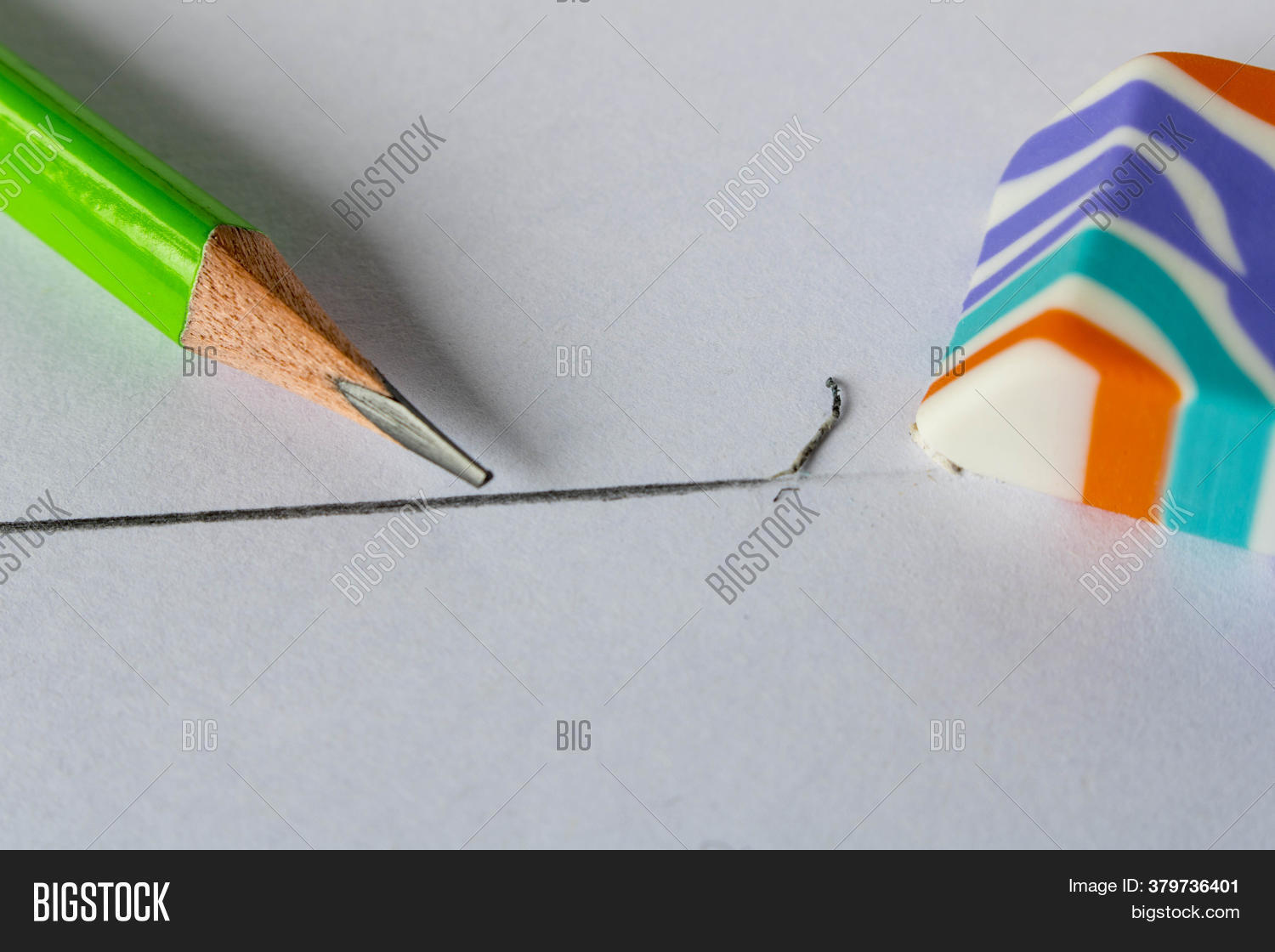 Colorful Eraser Simple Image & Photo (Free Trial) | Bigstock