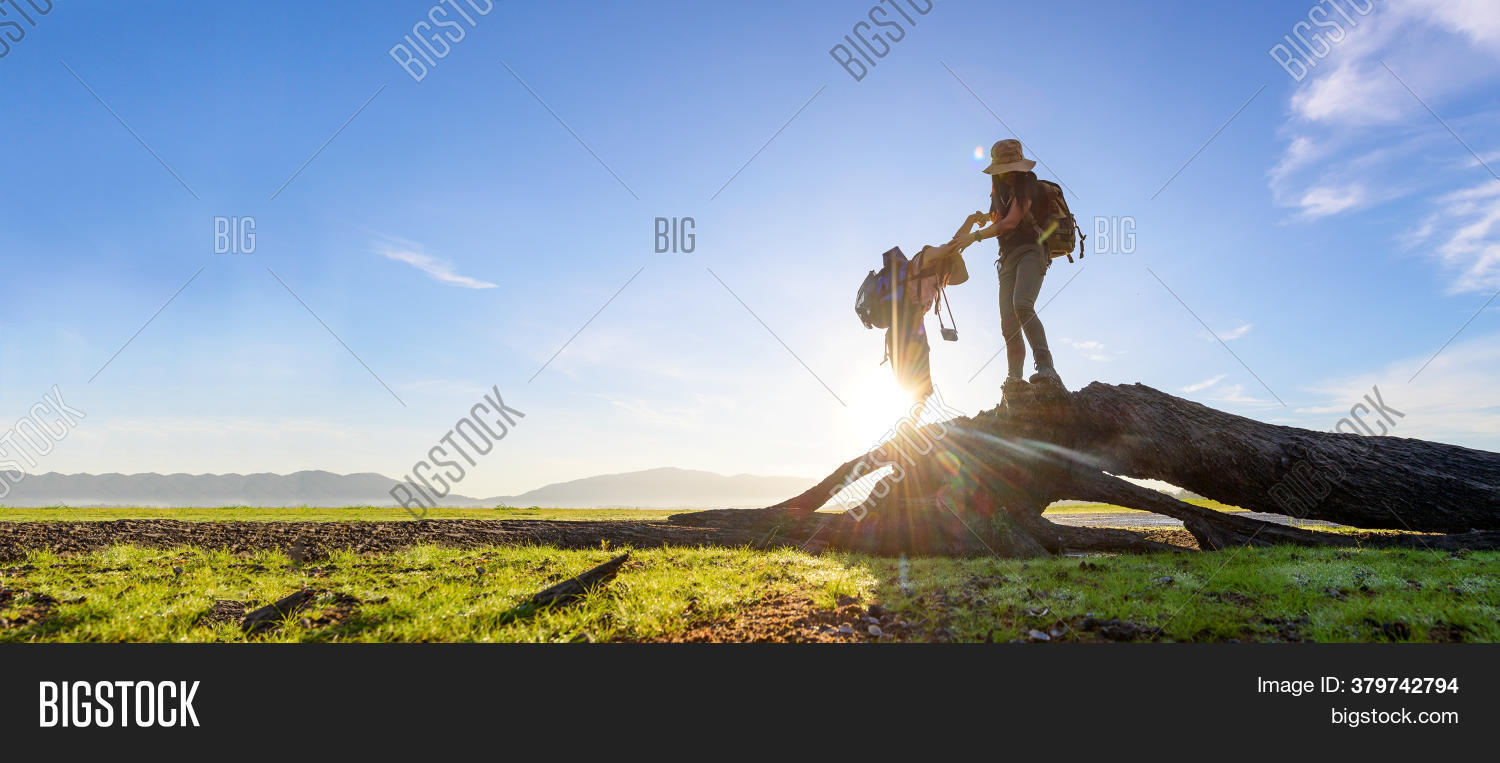 Group Hiker Team Woman Image & Photo (Free Trial) | Bigstock