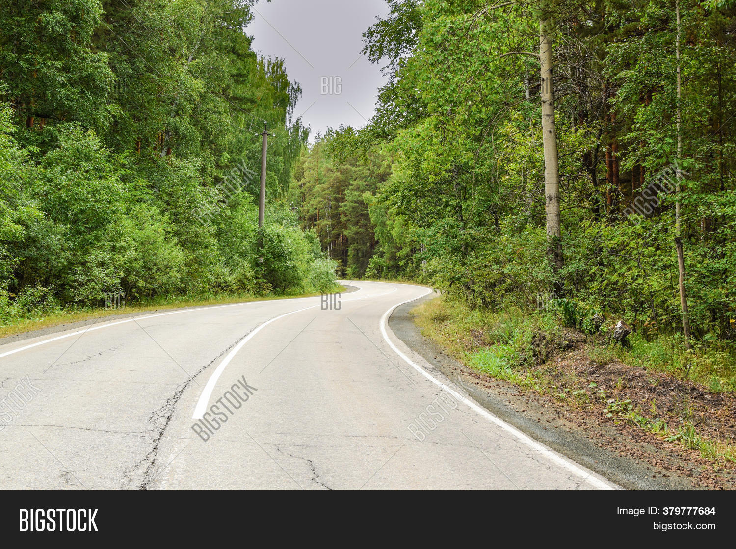 Empty Twisting Road. Image & Photo (Free Trial) | Bigstock