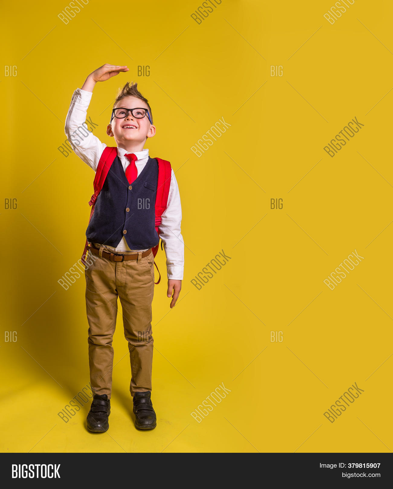 Child Boy Measuring Image & Photo (Free Trial) | Bigstock