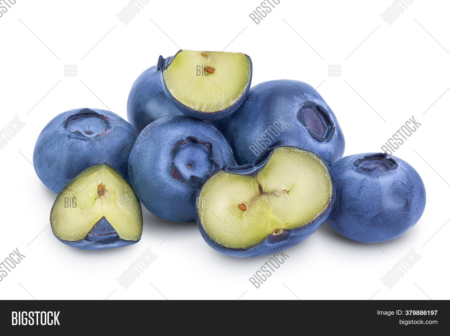 Fresh Blueberry Slices Image & Photo (Free Trial) | Bigstock