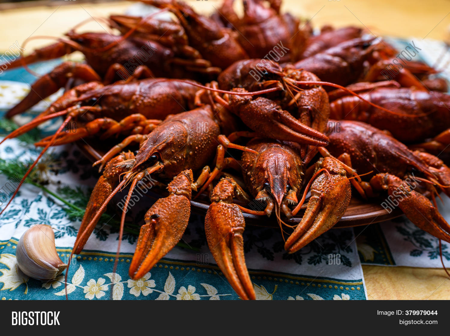 Boiled Crayfish On Image & Photo (Free Trial) | Bigstock