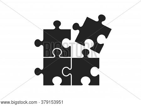 Puzzle Icon. Teamwork Vector & Photo (Free Trial) | Bigstock