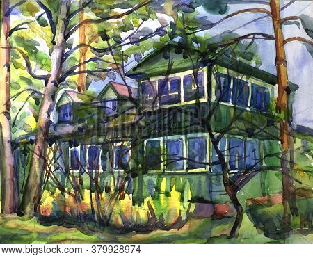 Rural Dacha House Image & Photo (Free Trial) | Bigstock