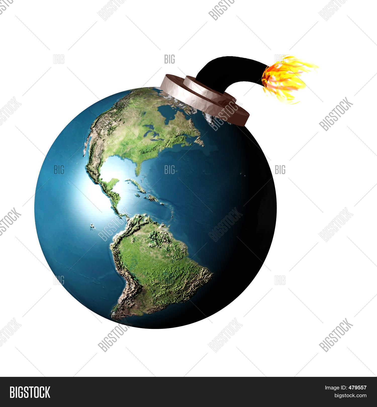 Earth Bomb Image & Photo (Free Trial) | Bigstock
