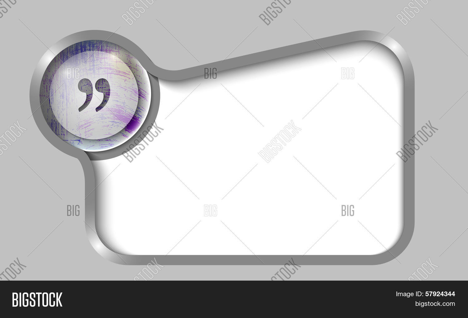 Silver Text Box Any Vector & Photo (Free Trial) | Bigstock