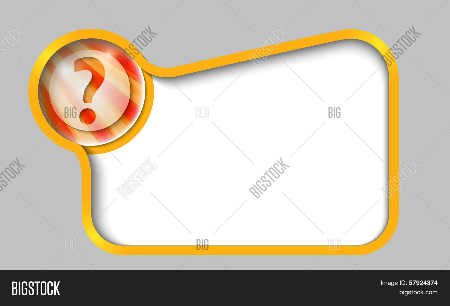 Yellow Text Box Any Vector & Photo (Free Trial) | Bigstock