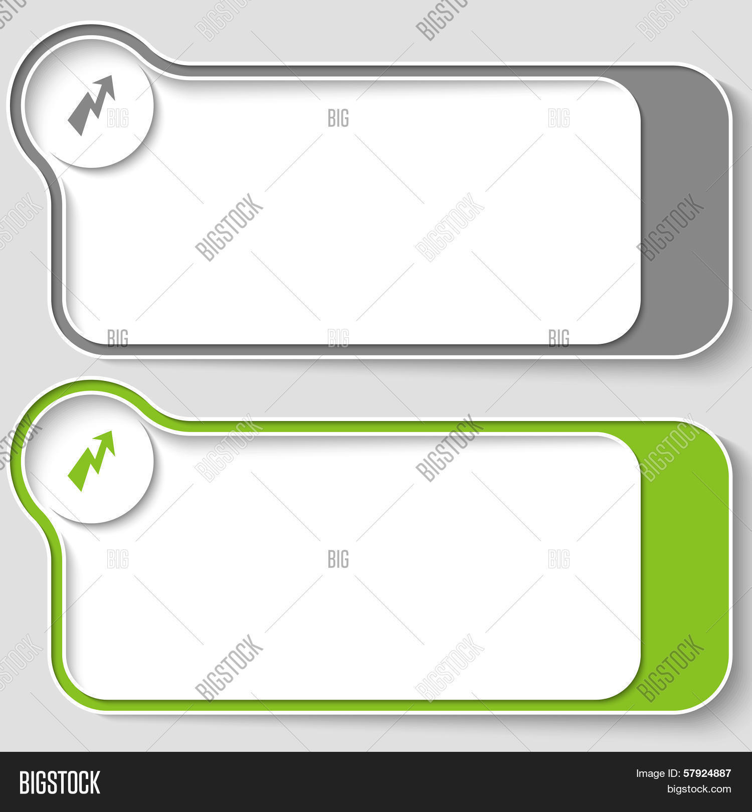Set Two Vector Text Vector & Photo (Free Trial) | Bigstock