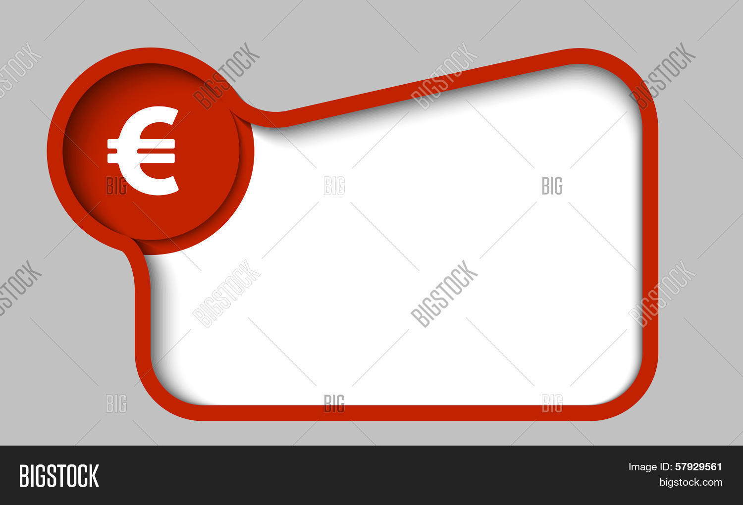 Red Text Box Any Text Vector & Photo (Free Trial) | Bigstock