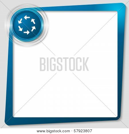 Blue Text Frame Vector & Photo (Free Trial) | Bigstock
