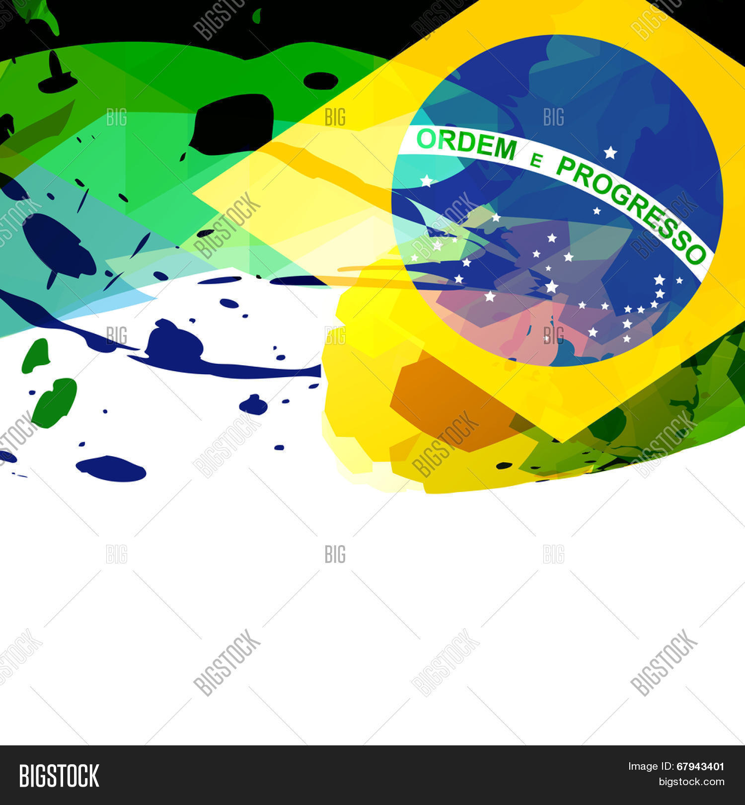Vector Brazil Flag Vector & Photo (Free Trial) | Bigstock