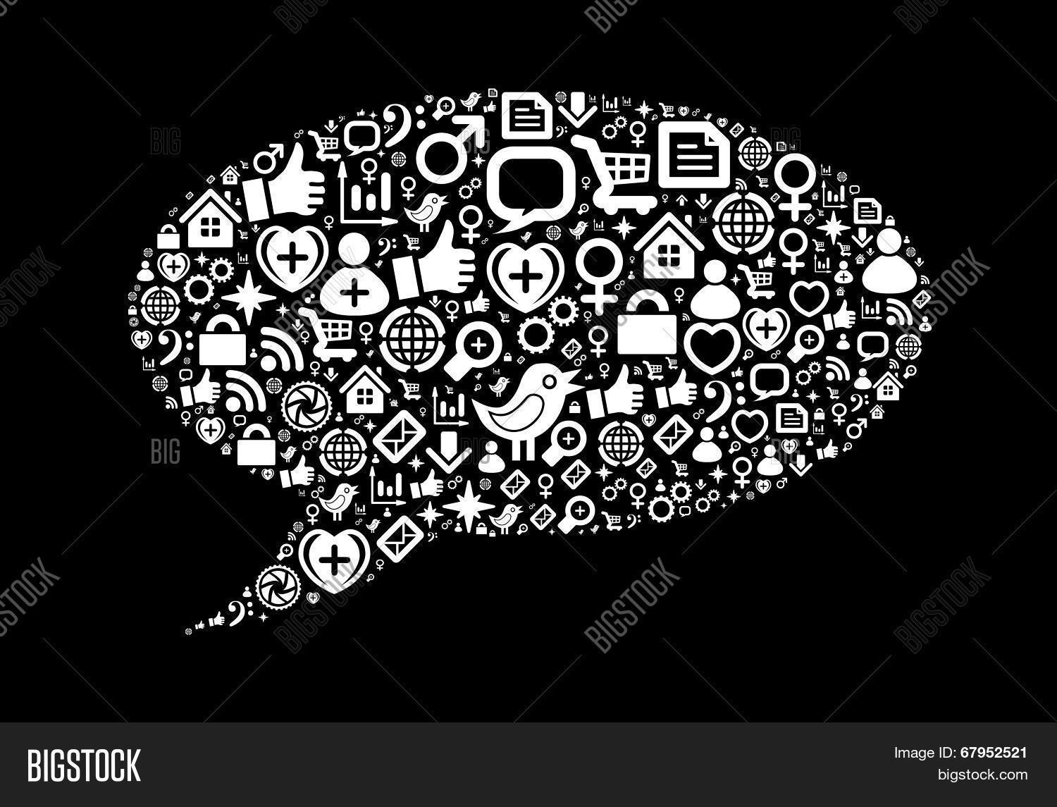 Social Media Icons Vector & Photo (Free Trial) | Bigstock