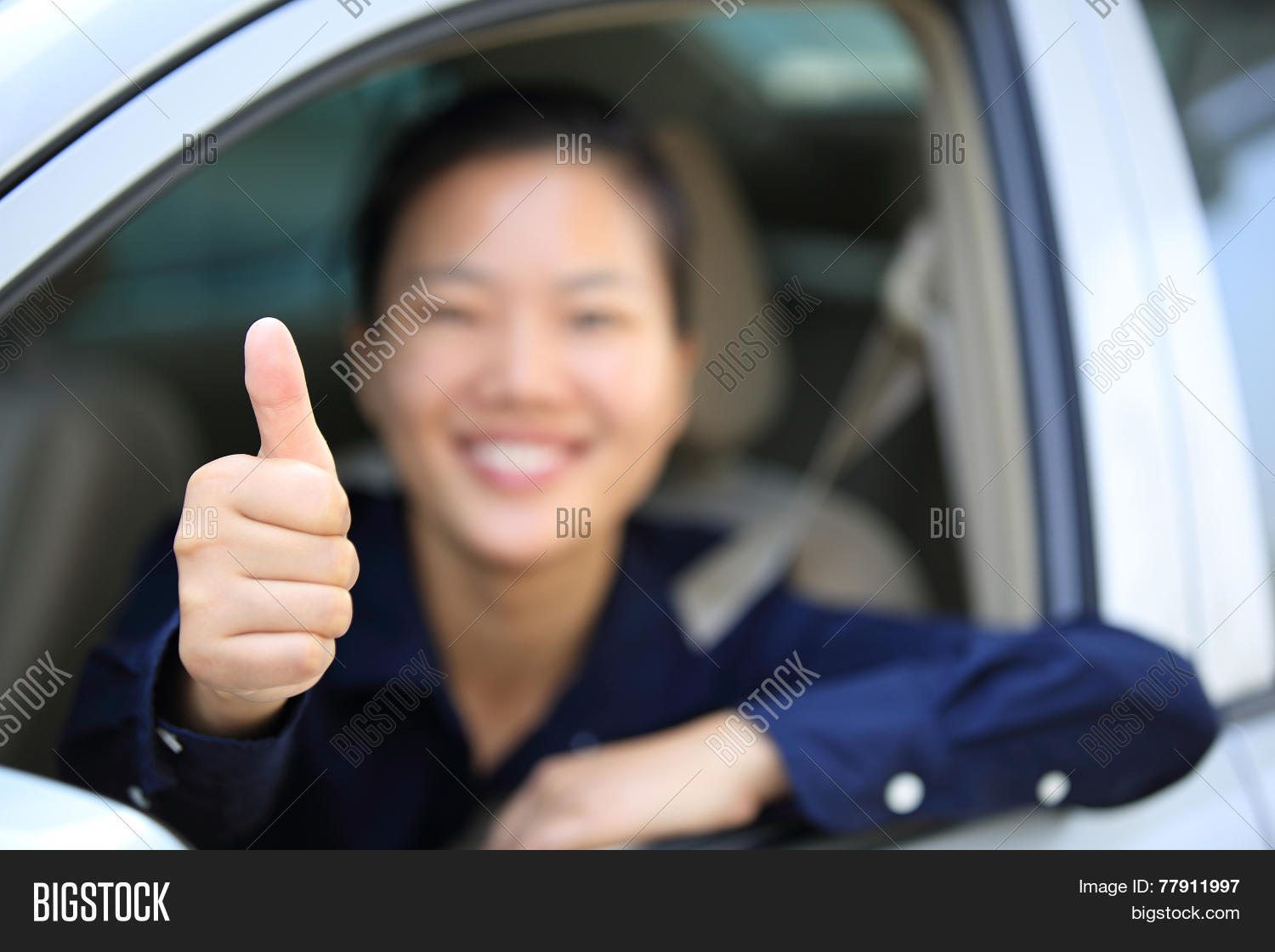 Woman Driver Thumb Car Image & Photo (Free Trial) | Bigstock