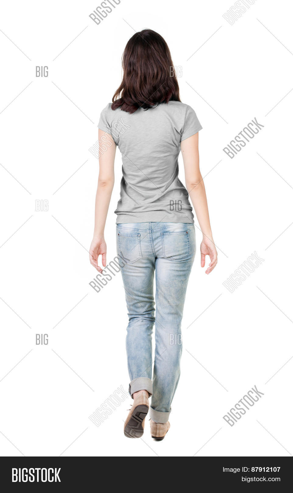 Back View Walking Image & Photo (Free Trial) | Bigstock