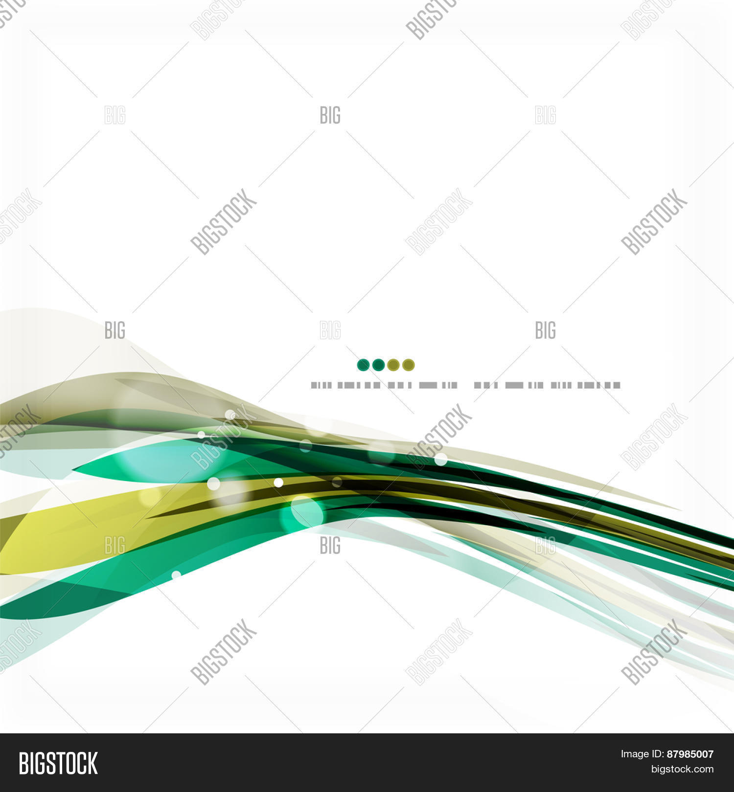 Green Light Lines On Vector & Photo (Free Trial) | Bigstock