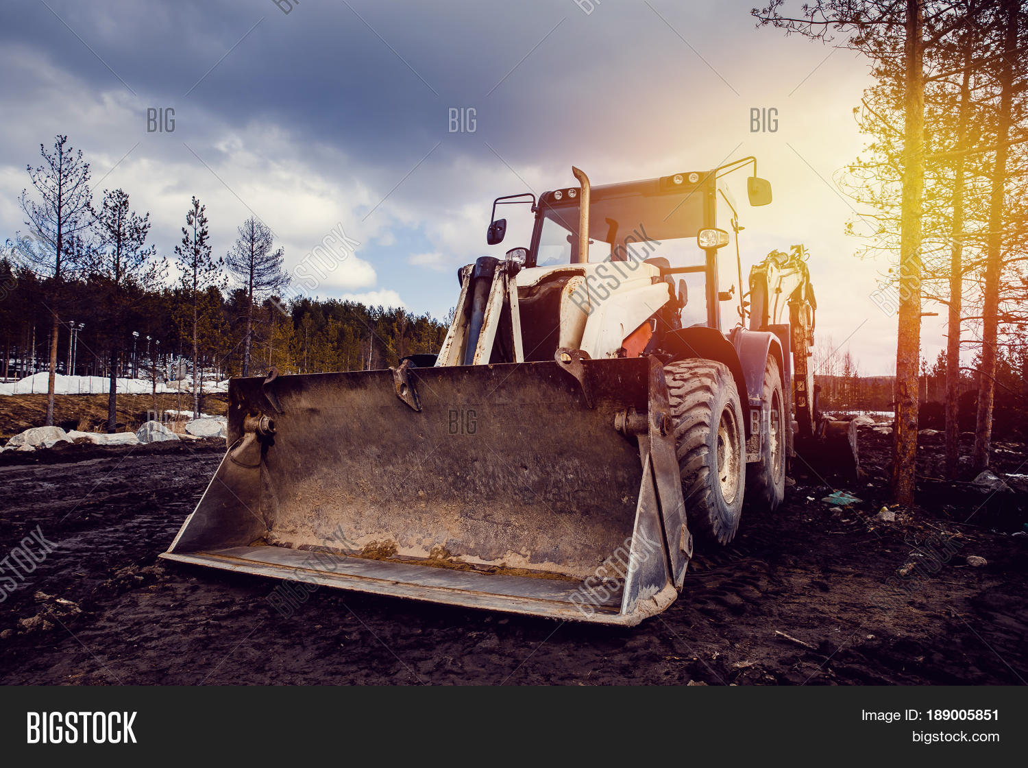 Machine Tractor Loader Image & Photo (Free Trial) | Bigstock