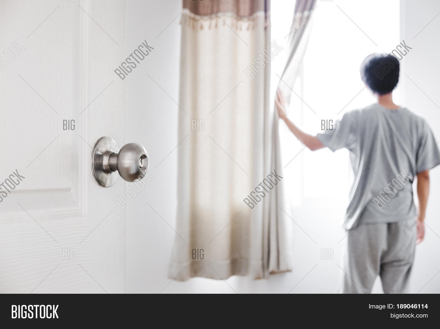 Sunlight Through Open Door