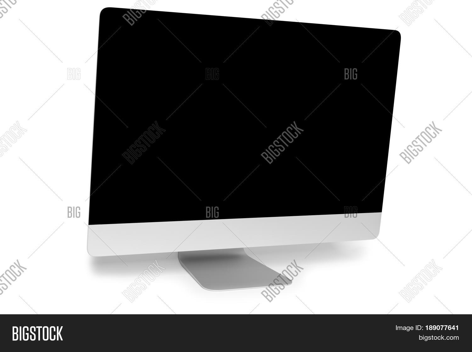Computer On Table Image & Photo (Free Trial) | Bigstock