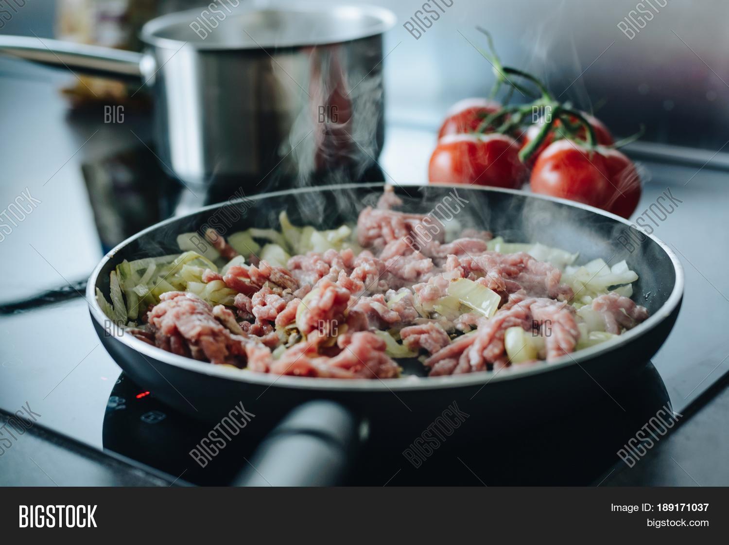 Frying Minced Pork Image & Photo (Free Trial) | Bigstock
