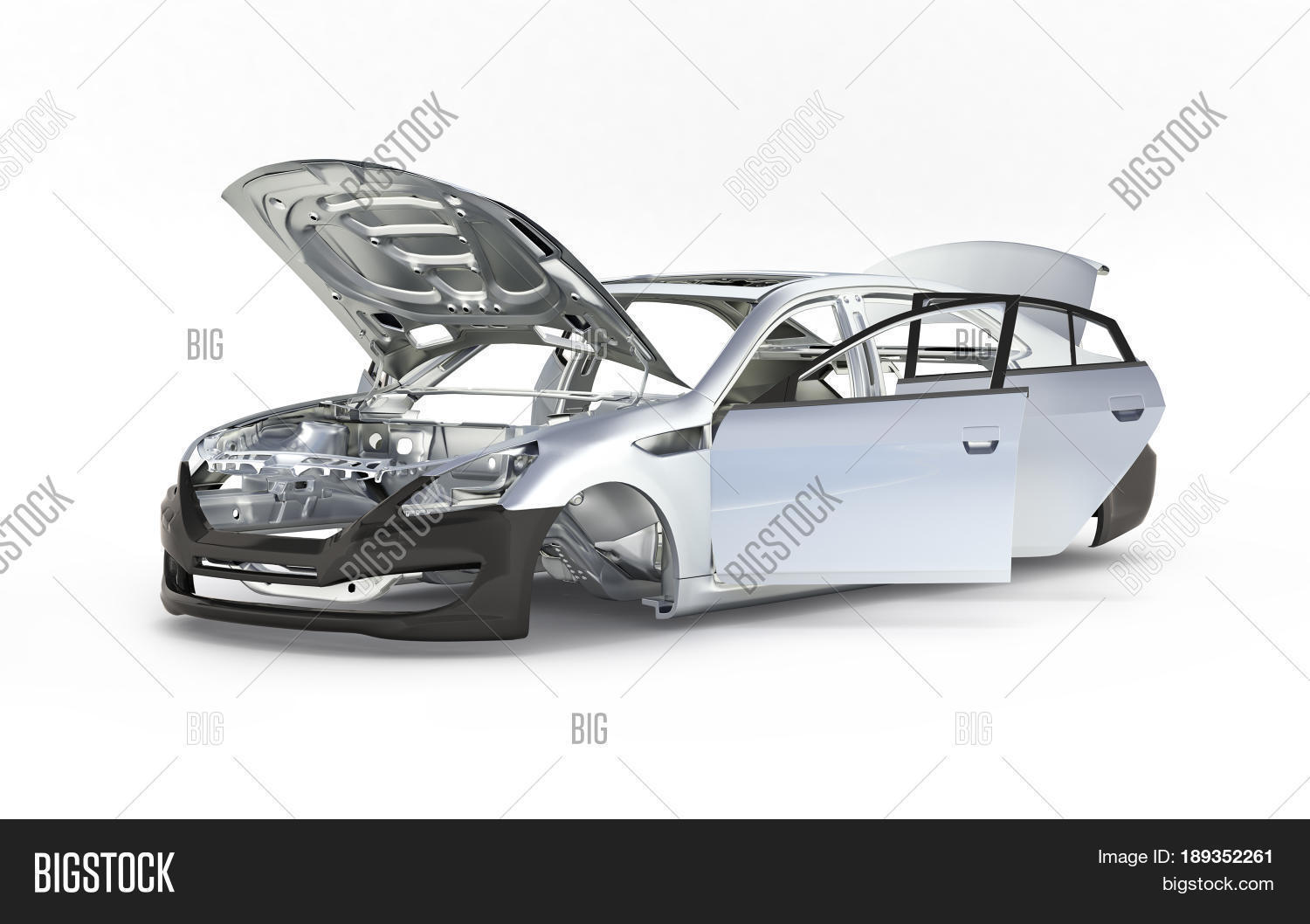 Body Car No Wheel Image & Photo (Free Trial) | Bigstock
