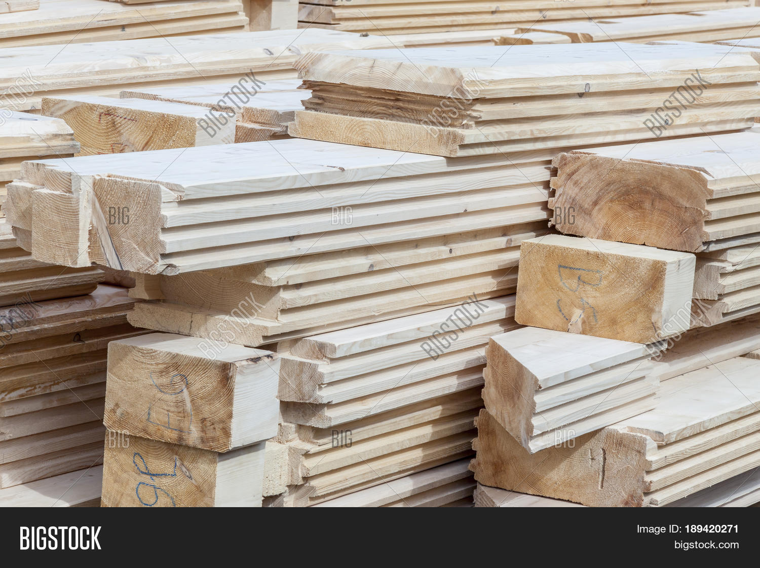 Wooden Logs Material Image & Photo (Free Trial) | Bigstock