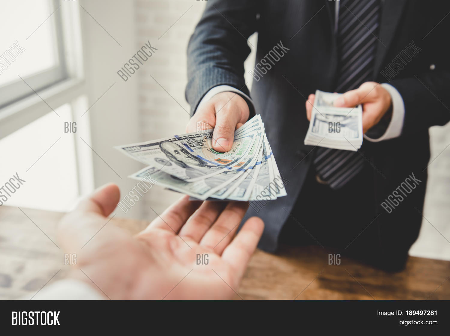 Businessman Giving Image & Photo (Free Trial) | Bigstock