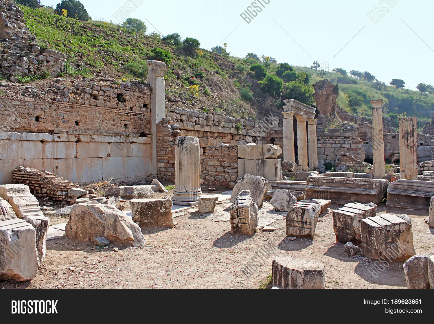 Ephesus Ruins. Ancient Image & Photo (Free Trial) | Bigstock