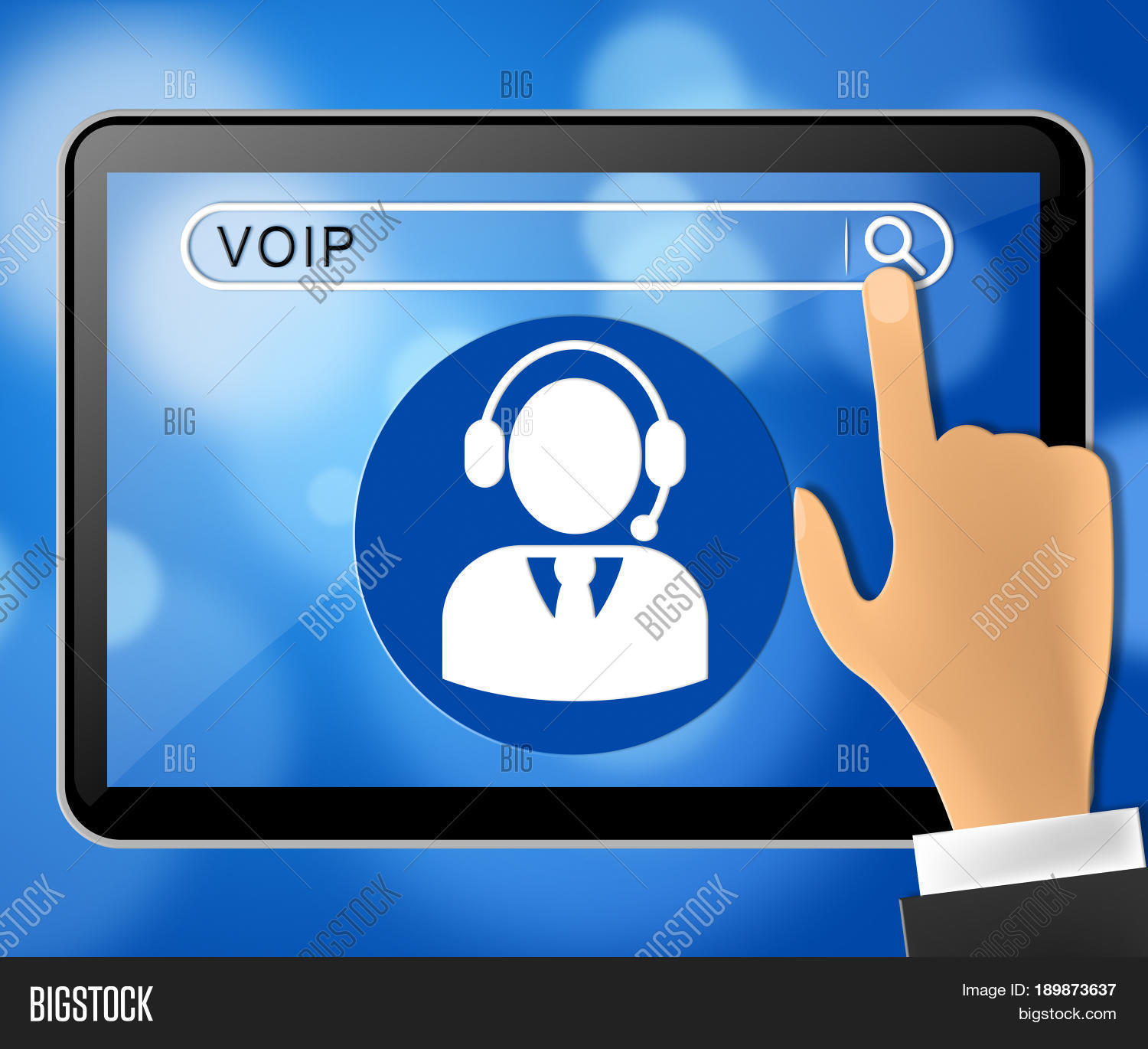 Voip Tablet Image & Photo (Free Trial) | Bigstock