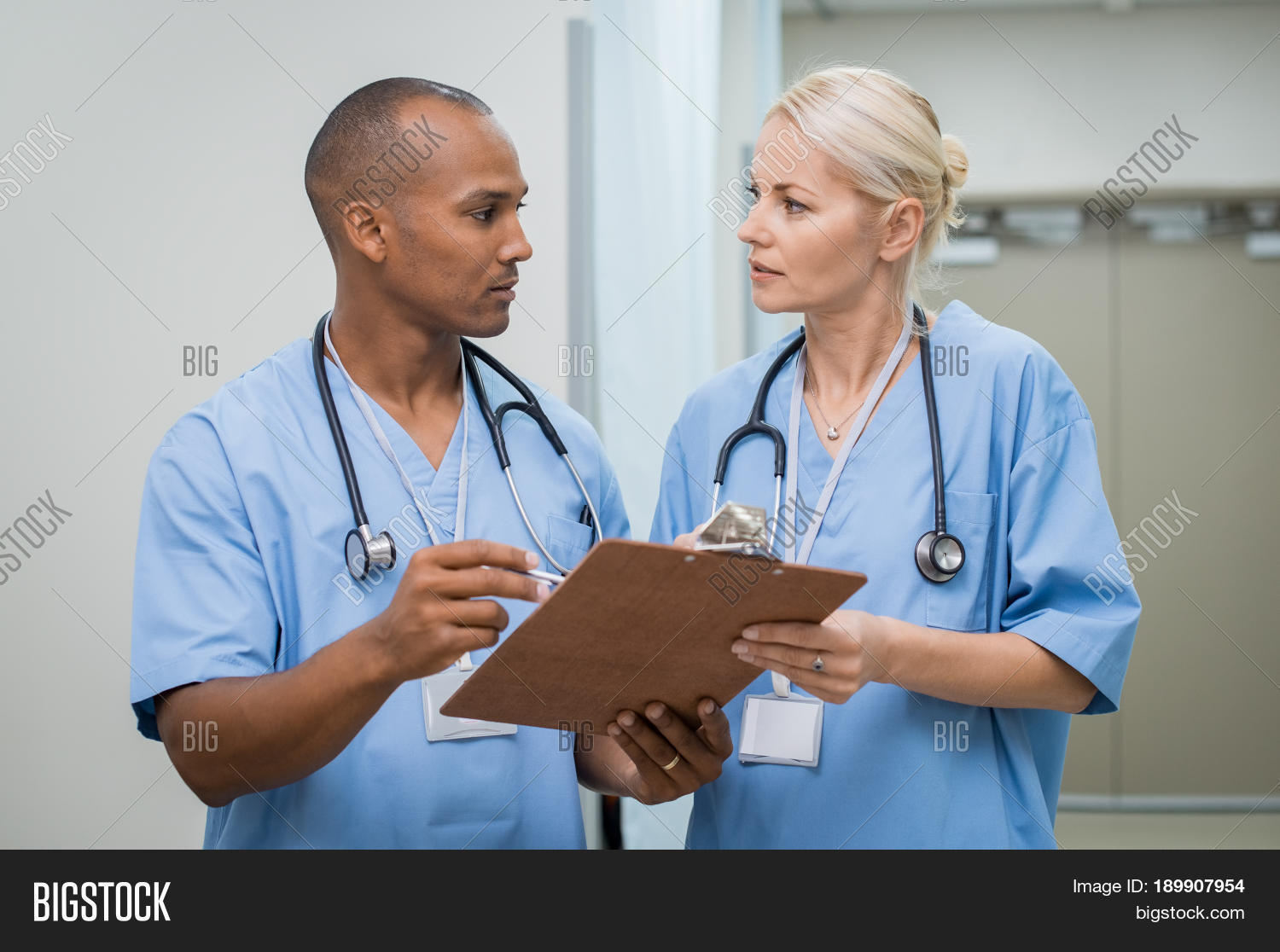 Young Serious Nurses Image & Photo (Free Trial) | Bigstock