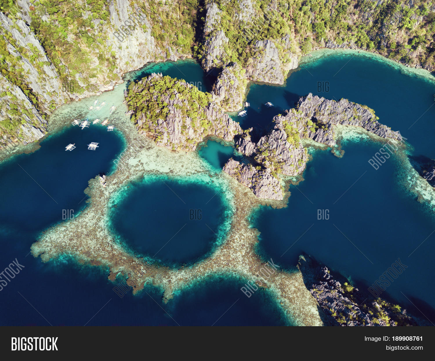 Aerial View Lagoons Image & Photo (Free Trial) | Bigstock