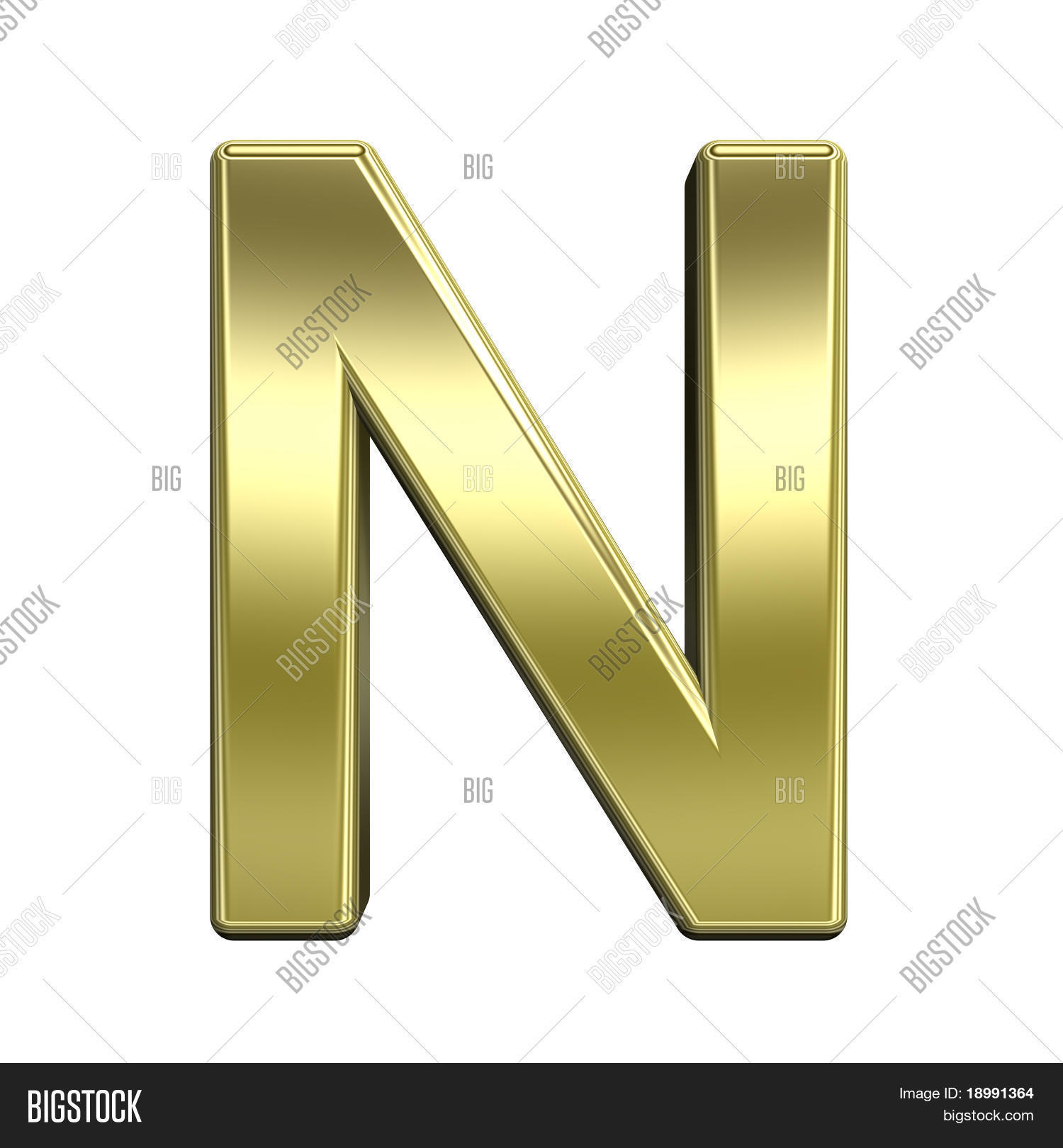 One Letter Shiny Gold Image & Photo (Free Trial) | Bigstock