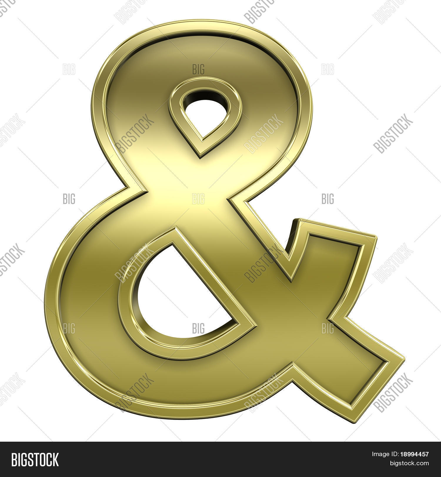 One Letter Shiny Gold Image & Photo (Free Trial) | Bigstock
