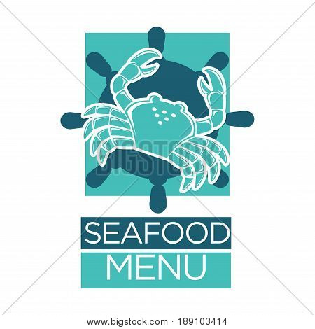 Seafood Menu Logo Vector & Photo (Free Trial) | Bigstock