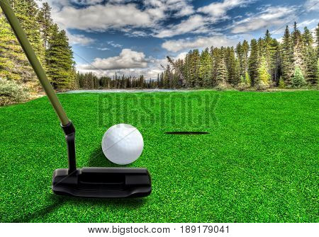 Golfer Using Putter Image & Photo (Free Trial) | Bigstock