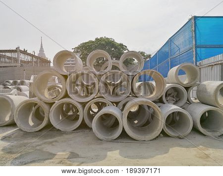 Big Concrete Pipes Image & Photo (Free Trial) | Bigstock