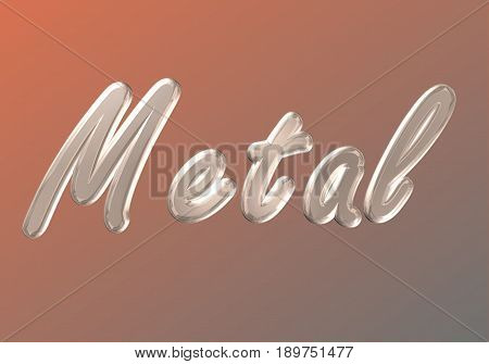 Word On Metal Image & Photo (Free Trial) | Bigstock