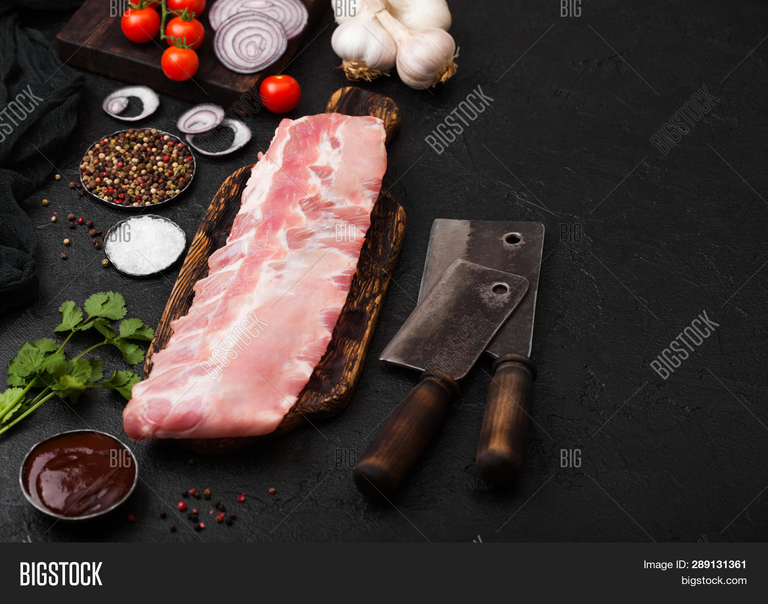 Fresh Raw Pork Ribs On Image & Photo (Free Trial) | Bigstock