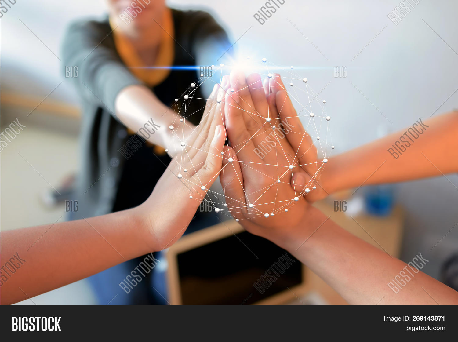 Young Group Join Hands Image & Photo (Free Trial) | Bigstock