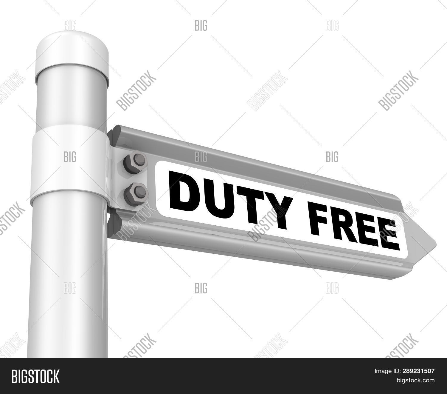 Duty Free. Way Mark. Image & Photo (Free Trial) | Bigstock