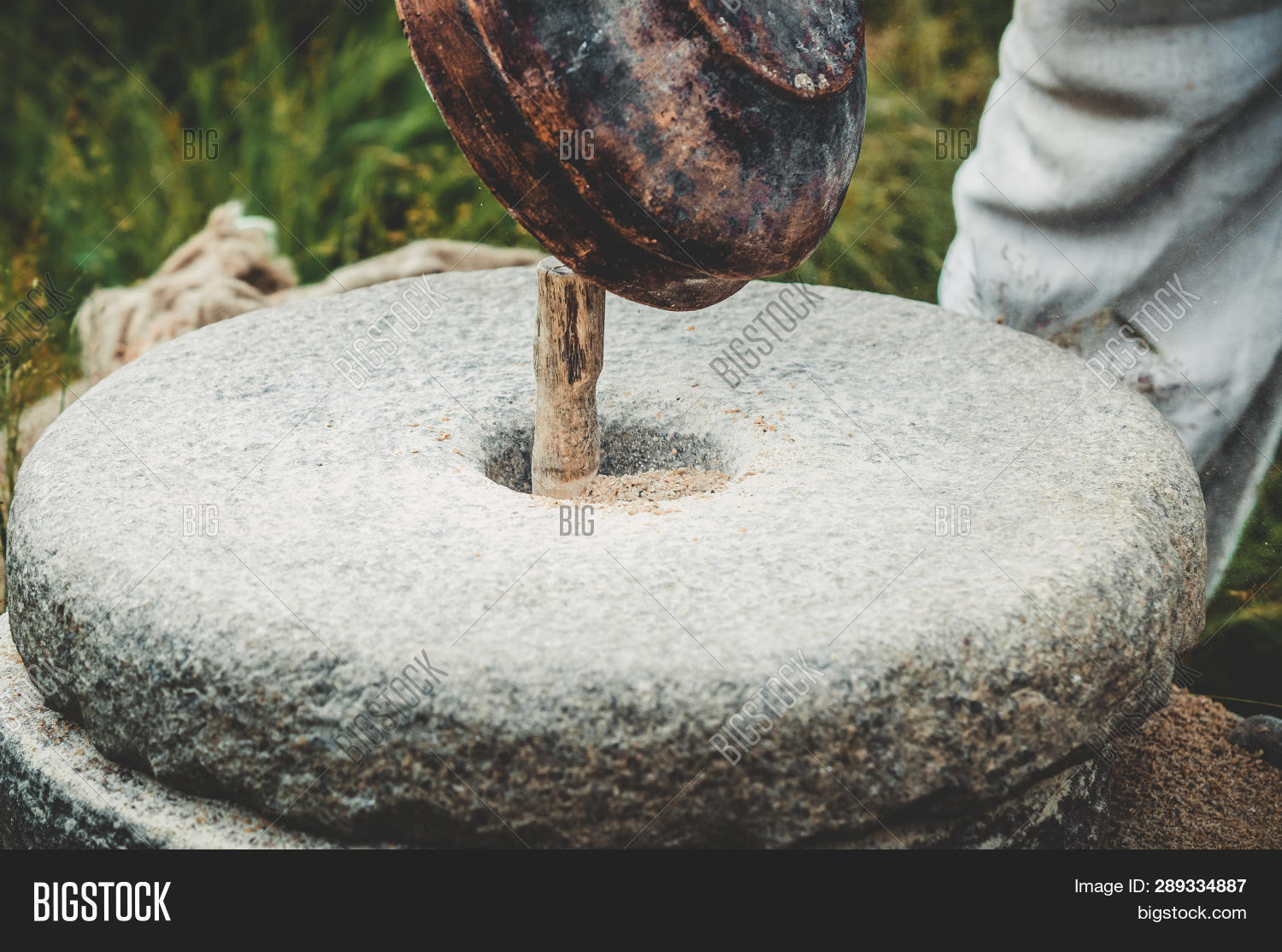 Ancient Quern Stone Image & Photo (Free Trial) | Bigstock
