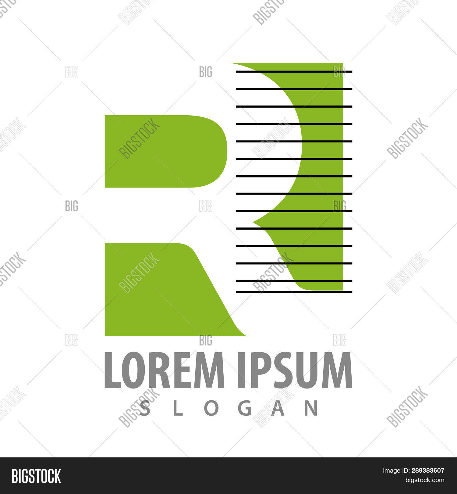 Square Cut Off Letter Vector & Photo (Free Trial) | Bigstock