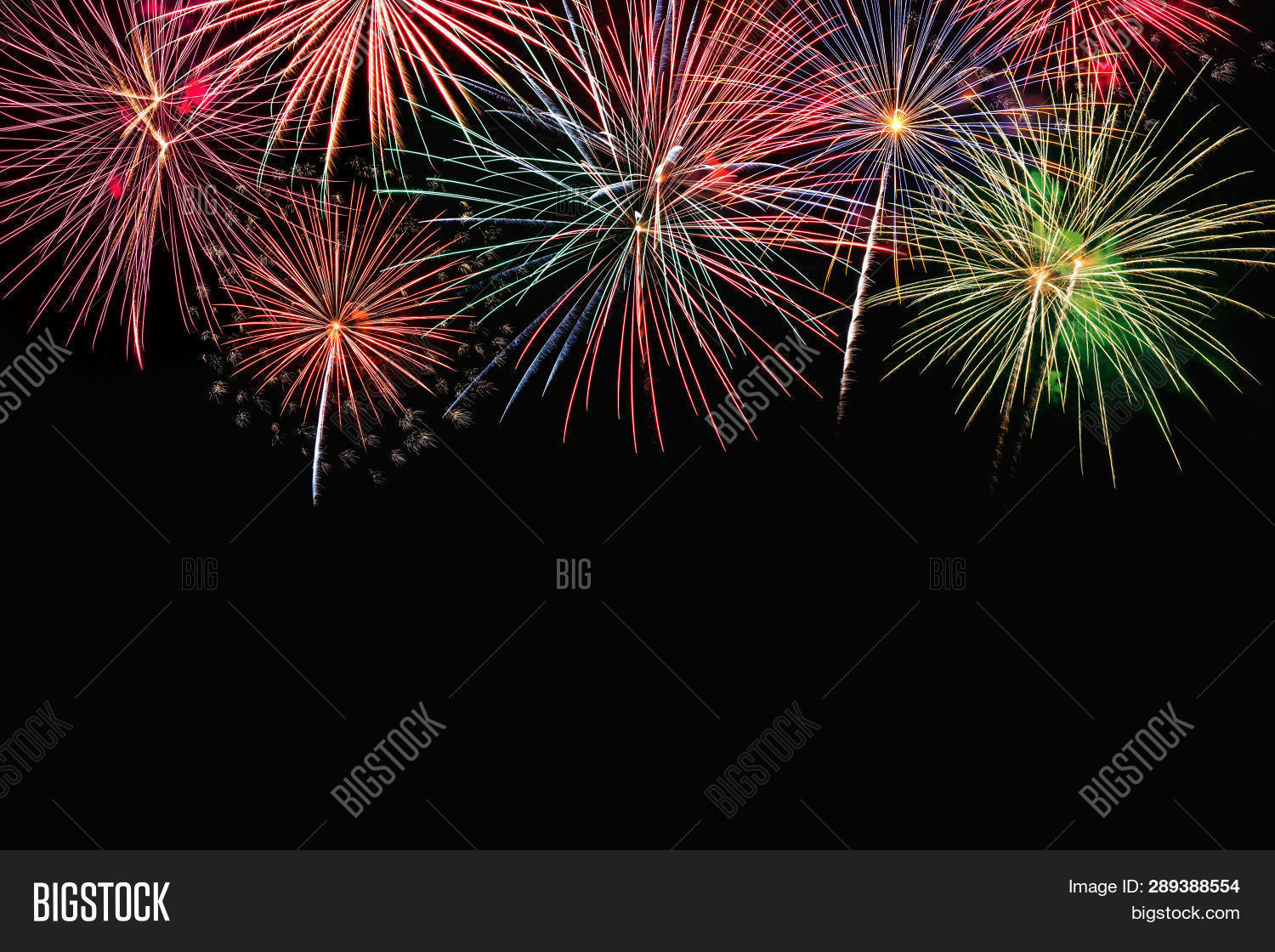 Imagen y foto Colorful Firework (prueba gratis) | Bigstock