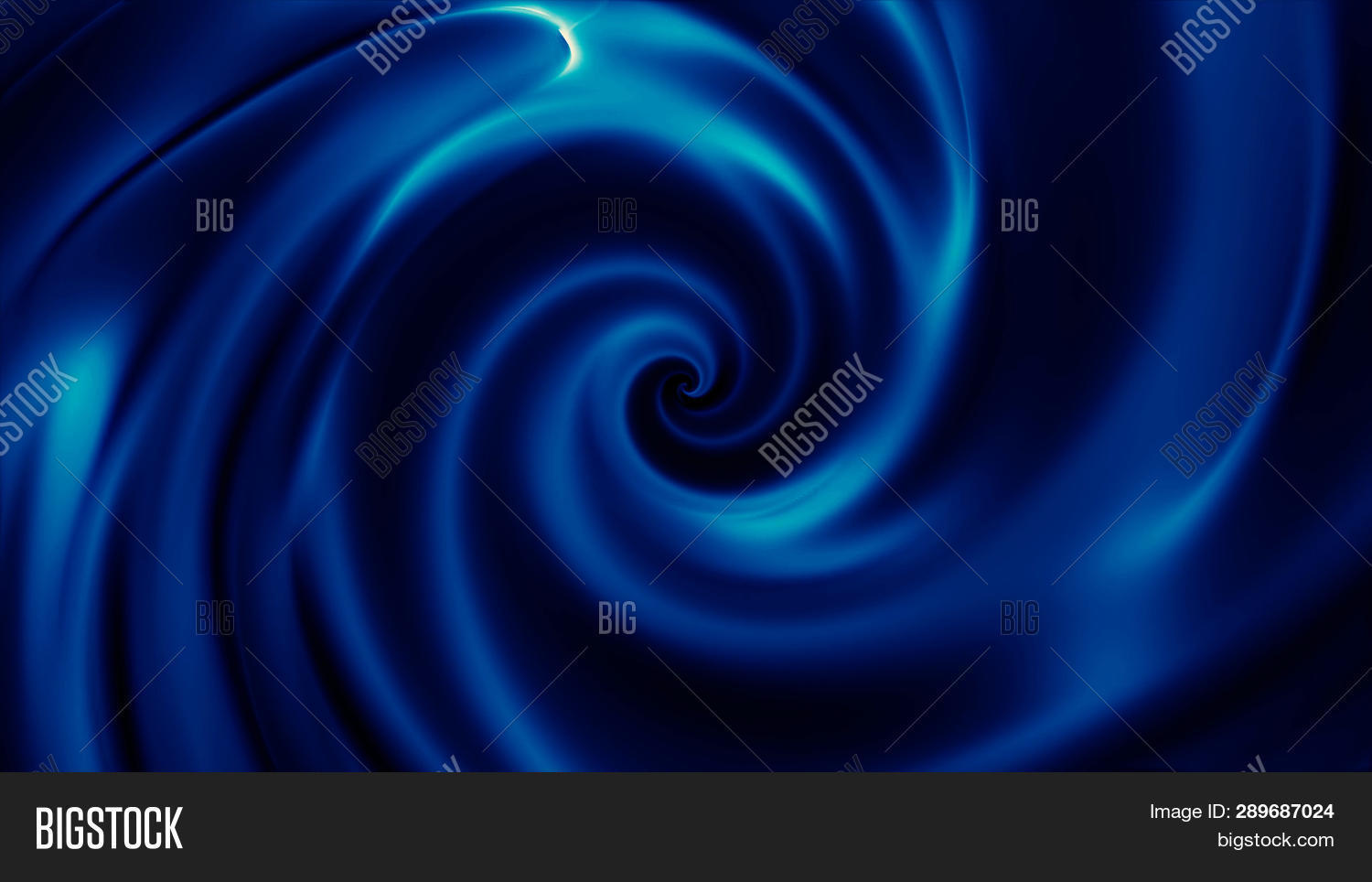 Blue Hypnotic Spiral Image & Photo (Free Trial) | Bigstock