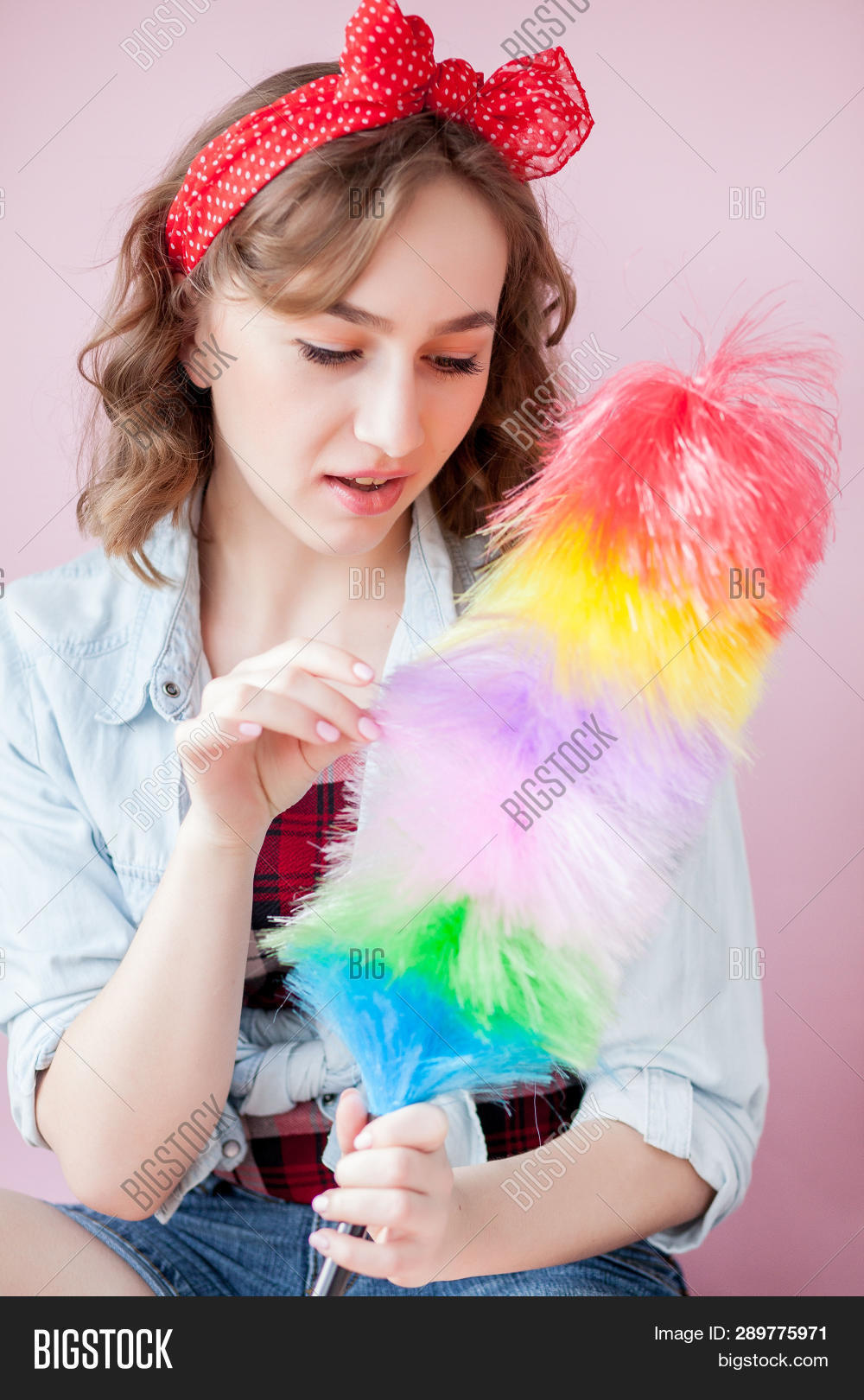 Cleaning Pin Woman. Image & Photo (Free Trial) | Bigstock